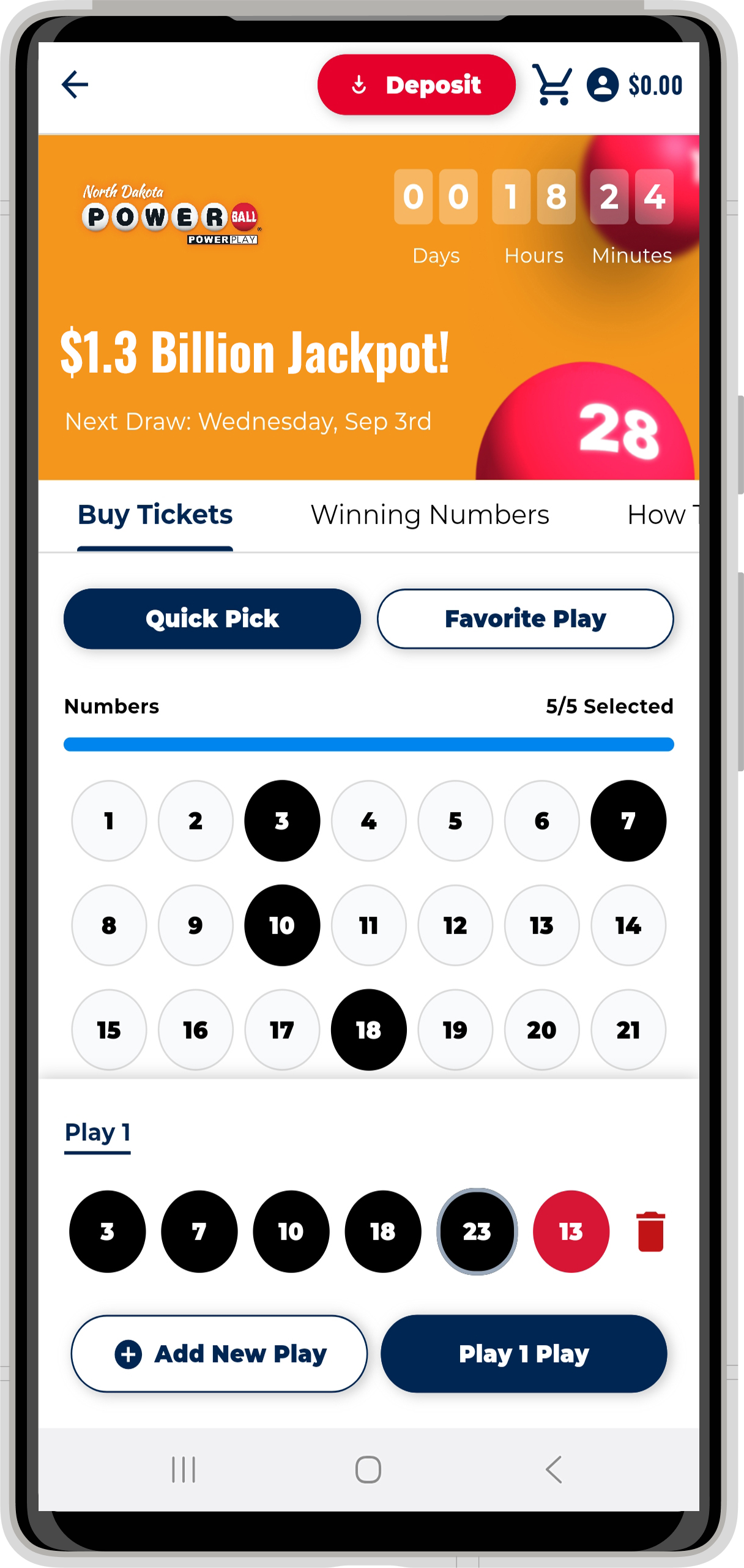 North Dakota Lottery | Official Mobile App
